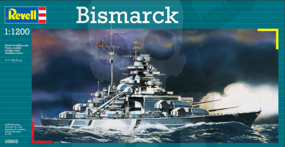 Battle-Models > Revell 05802 Battleship Bismarck 1:1200